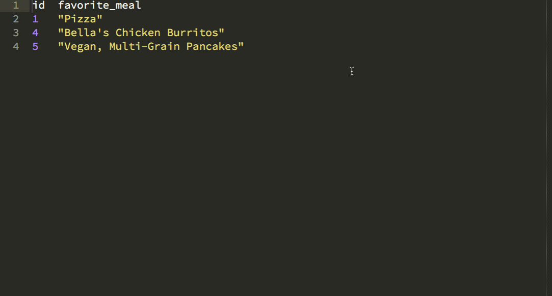 Using SELECT And UNION ALL To JOIN SQL Tables To CSV Data In MySQL